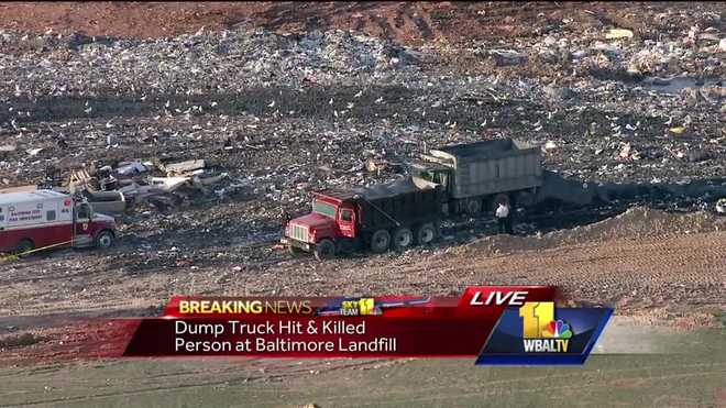 Man struck, killed at Baltimore City landfill