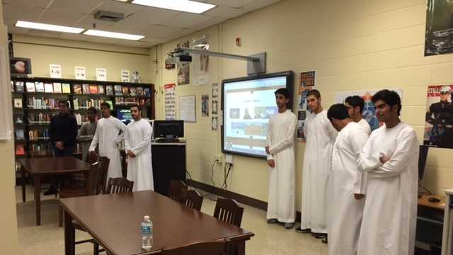 Images: Students from UAE, Loch Raven High School build educational bridge