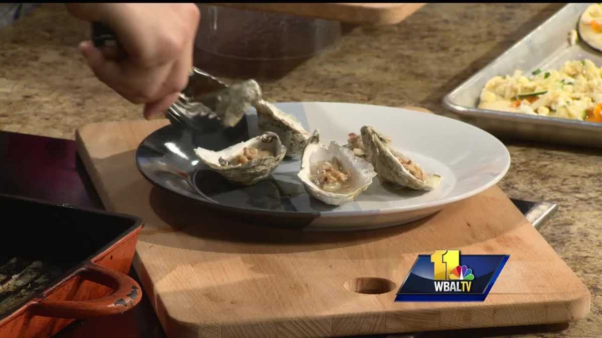 Chef Egg's Grilled Oysters with Bacon and Horseradish Butter
