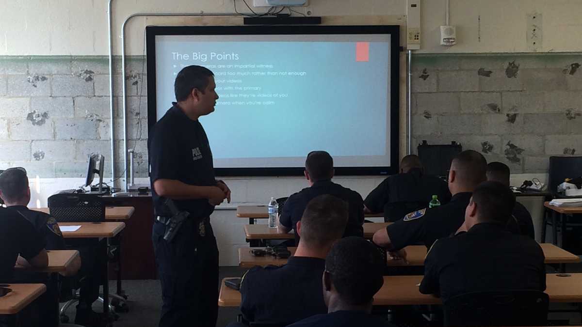 Photos: Baltimore police body camera training