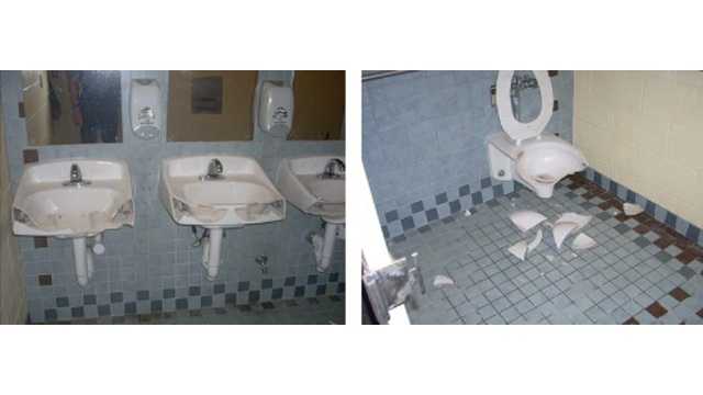 Toilets, sinks destroyed at Howard County park