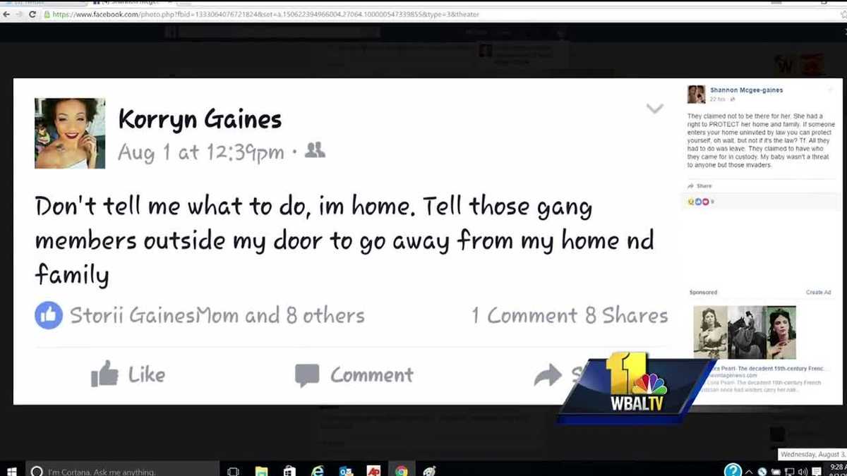 Photos: Korryn Gaines killed in standoff with police