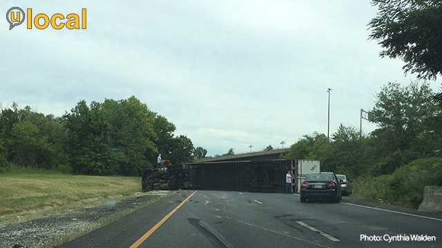 I 695 Ramp Reopens After Tractor Trailer Overturned
