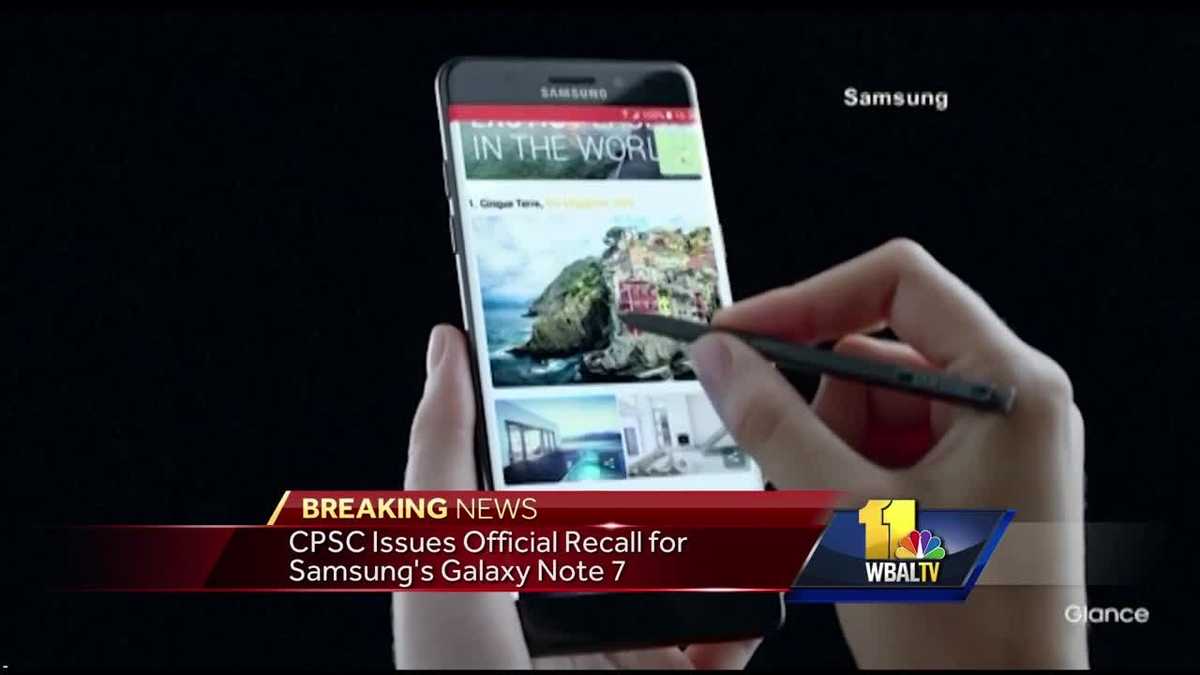 US regulators: Official recall of 1M Samsung Note 7 phones