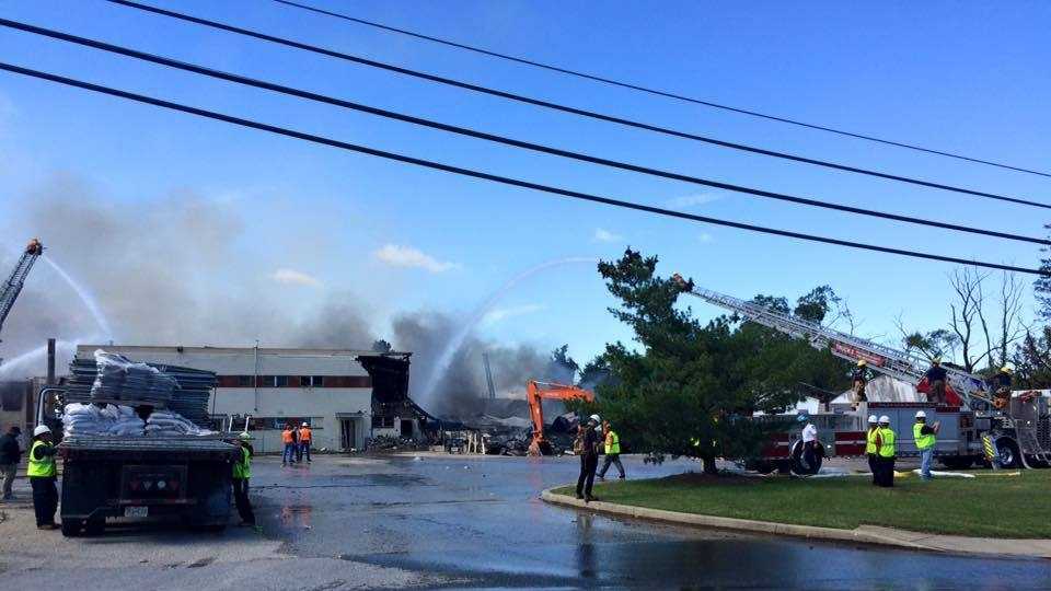 3-alarm fire burned for days in Baltimore County