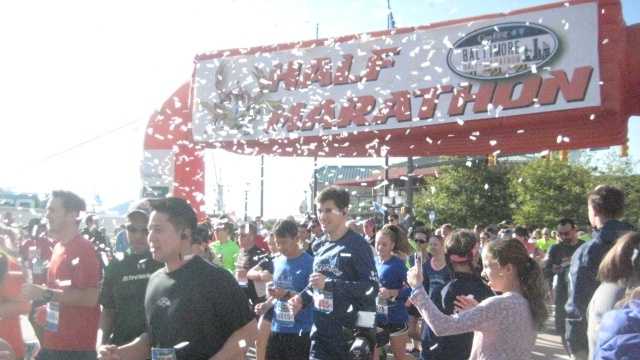 Photos: 2016 Baltimore Half Marathon start (Wave 2)