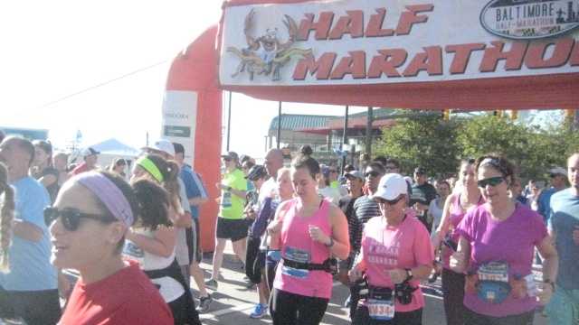 Photos: 2016 Baltimore Half Marathon start (Wave 3)