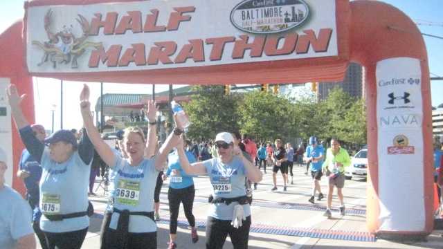Photos: 2016 Baltimore Half Marathon start (Wave 5)