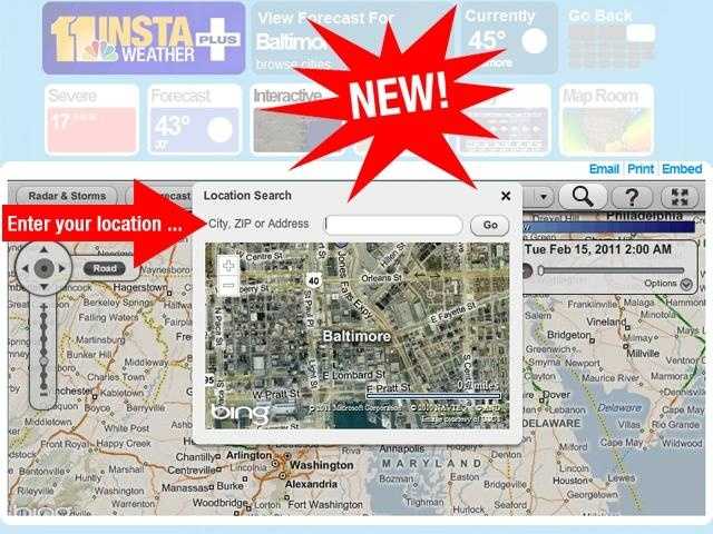Interactive Radar Guide