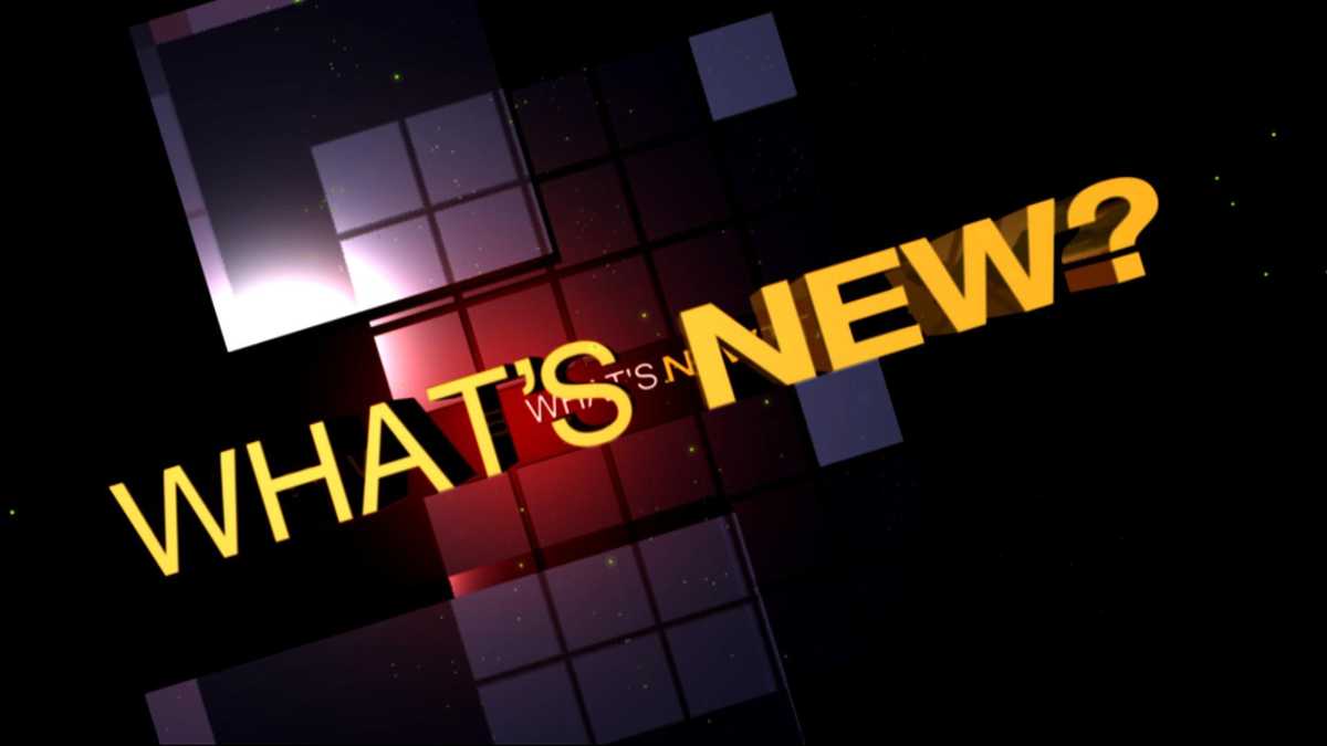 Wednesday, August 29: What’s New?