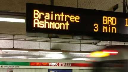MBTA celebrates birthday with additional countdown clock
