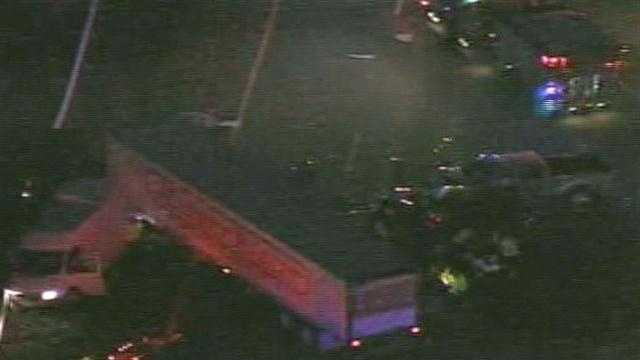 Images: Crash brings traffic to a halt