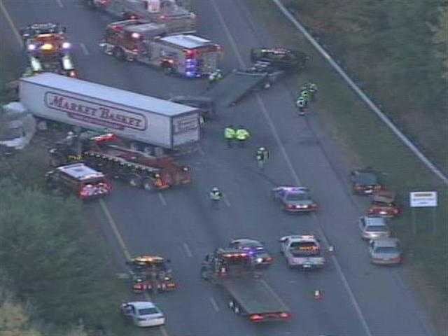 Images: Crash brings traffic to a halt