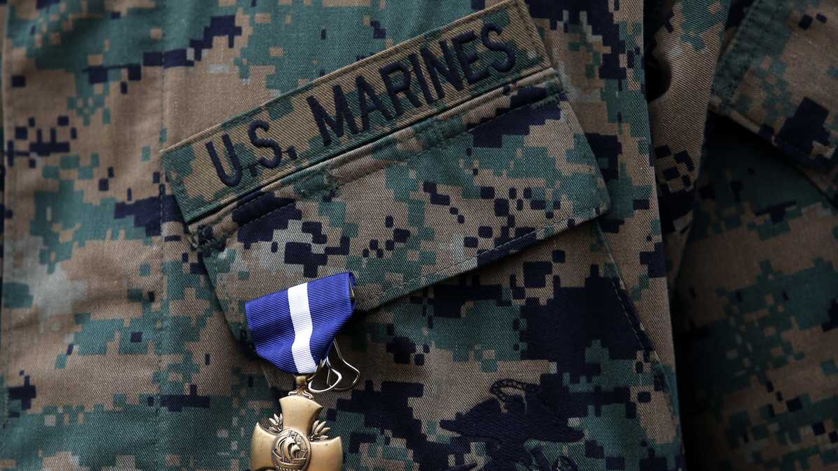 Massachusetts Marine among group honored in rare public ceremony