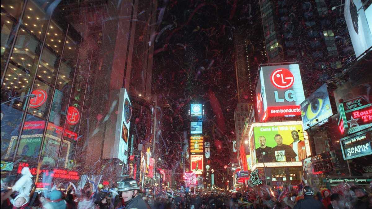 Look back: Century of New Years in Times Square