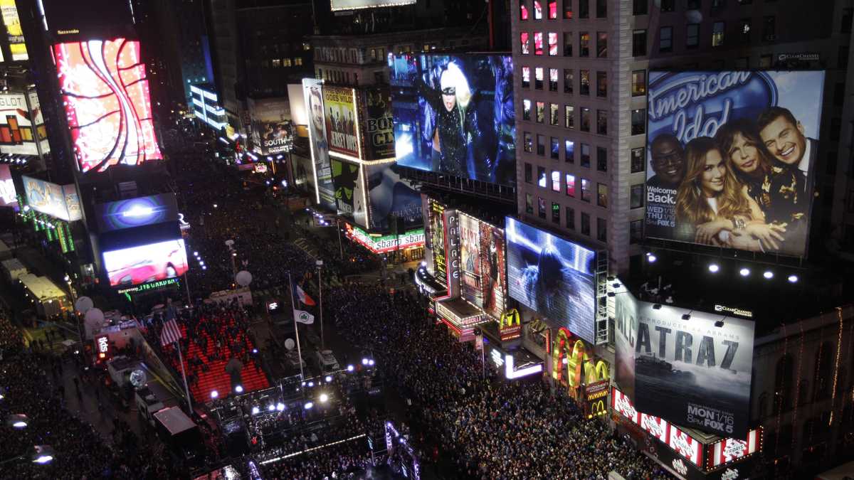 Look back: Century of New Years in Times Square