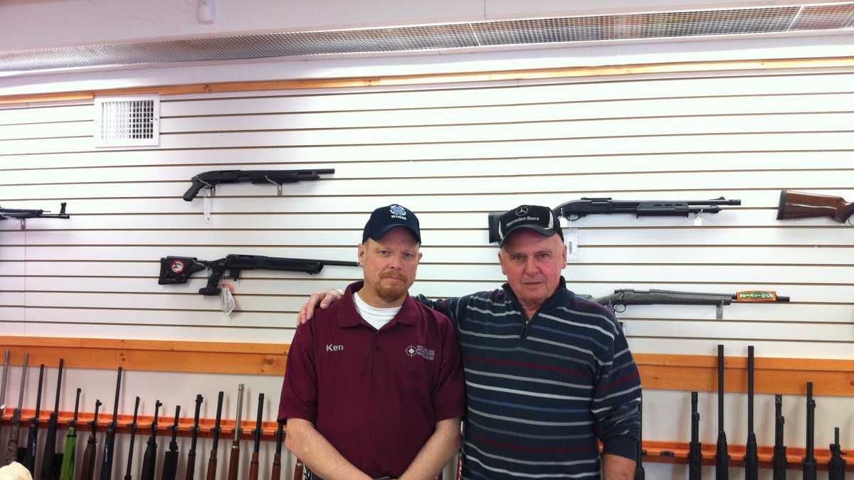Customers pack new gun store