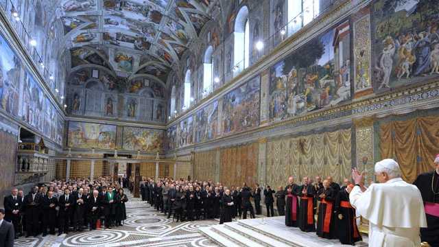 Inside Sistine Chapel