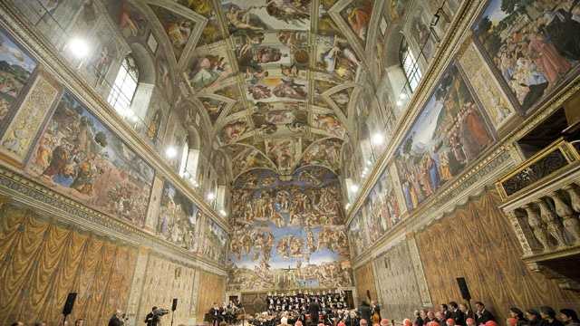 Inside Sistine Chapel