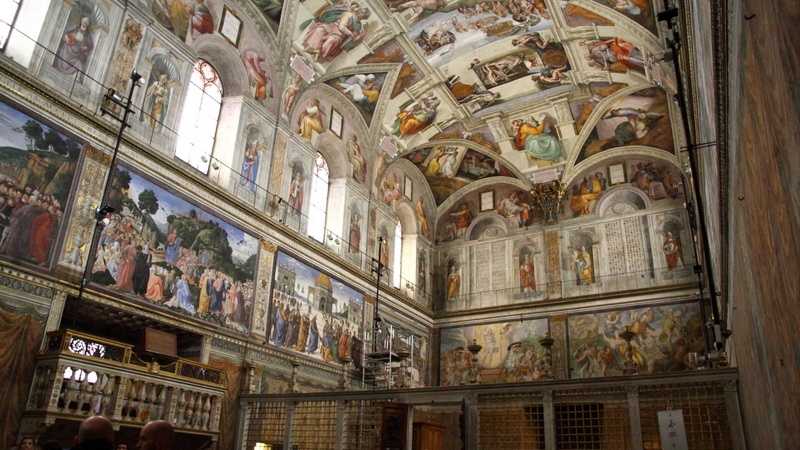 Inside Sistine Chapel