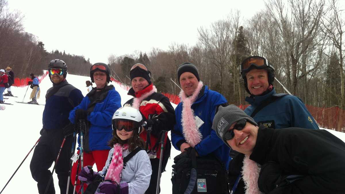 Images: Dozens hit slopes with Mike Lynch to raise money for breast cancer