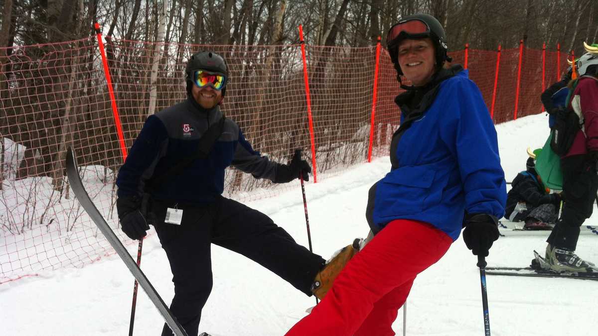Images: Dozens hit slopes with Mike Lynch to raise money for breast cancer