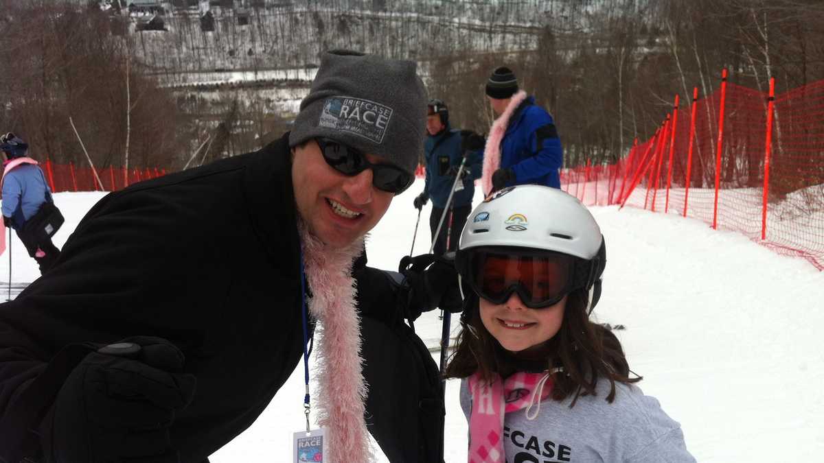 Images: Dozens hit slopes with Mike Lynch to raise money for breast cancer