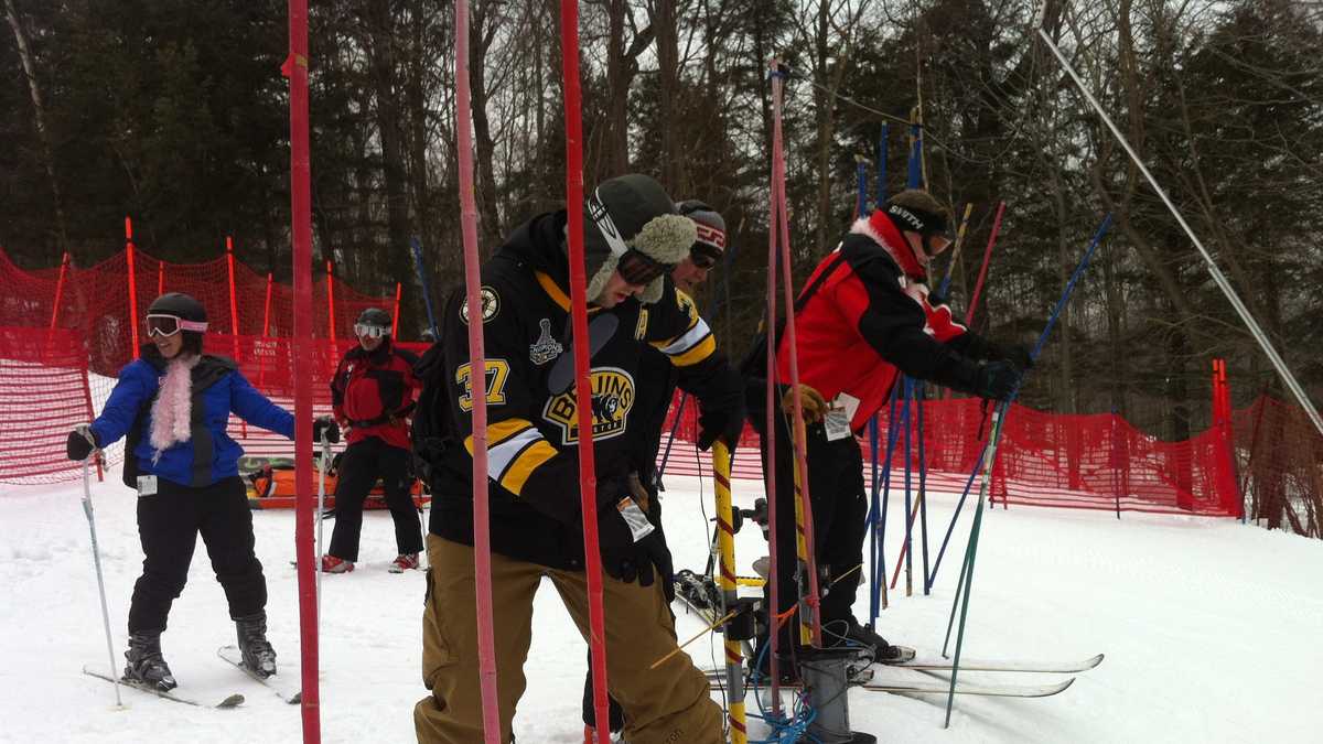 Images: Dozens hit slopes with Mike Lynch to raise money for breast cancer