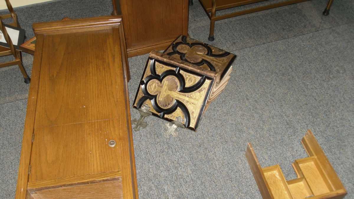 Photos: Church vandalized