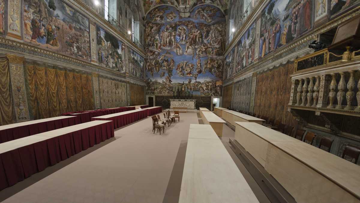 Inside Sistine Chapel