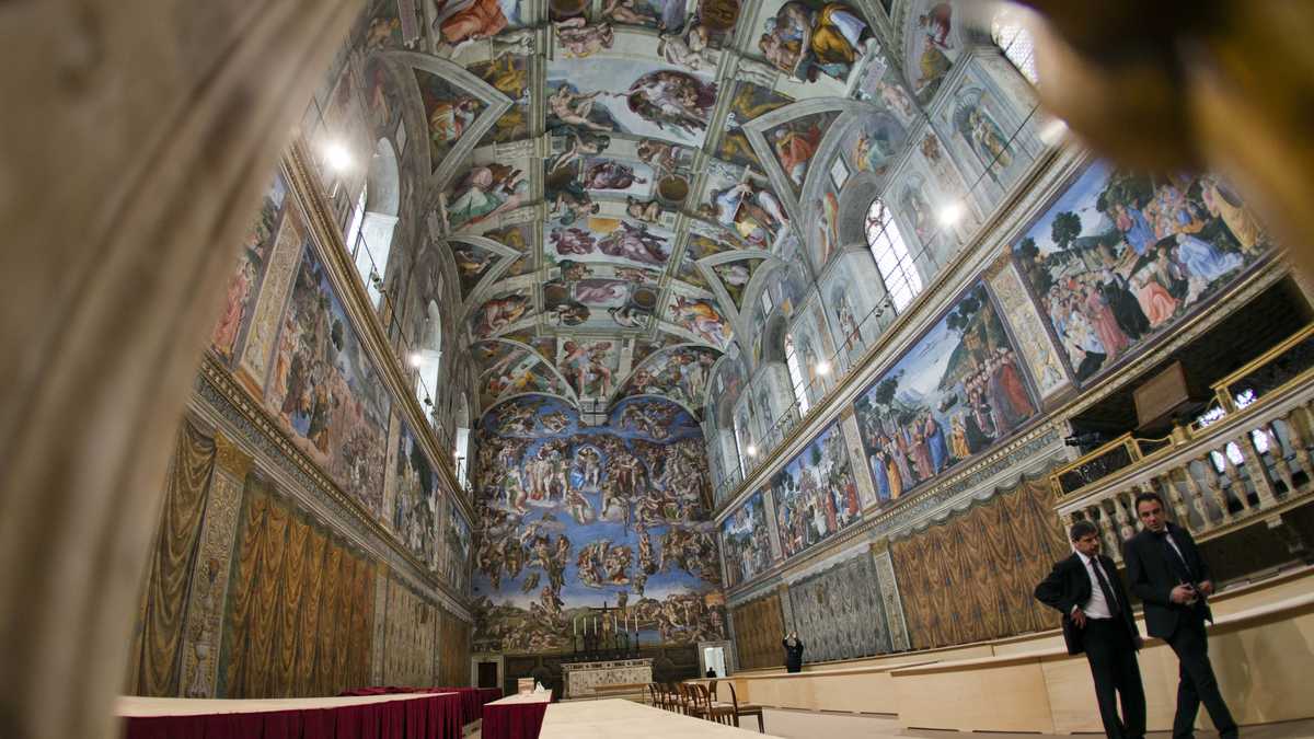 Inside Sistine Chapel