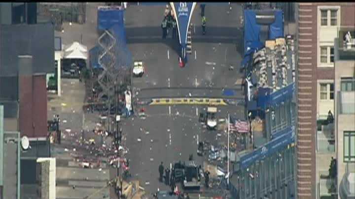 Photo timeline: Boston Marathon bombing