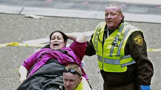 Photo timeline: Boston Marathon bombing