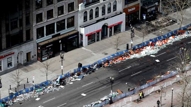 Photo timeline: Boston Marathon bombing