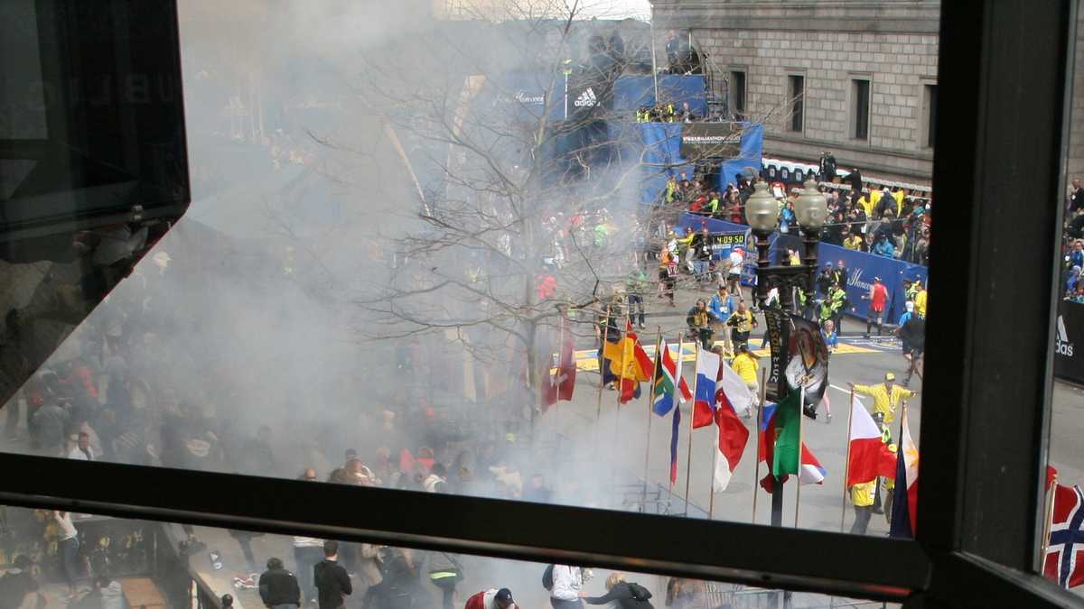Photo timeline: Boston Marathon bombing