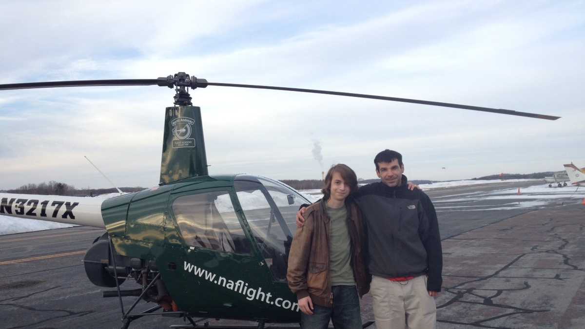 High school senior leaves graduation in helicopter