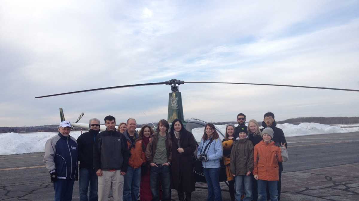 High school senior leaves graduation in helicopter