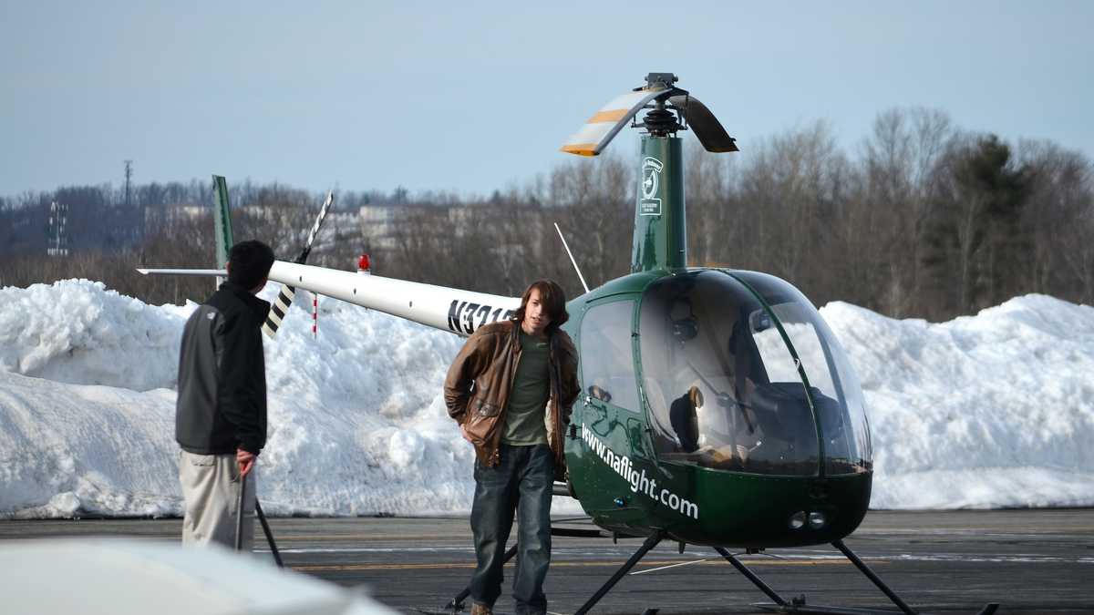 High school senior leaves graduation in helicopter