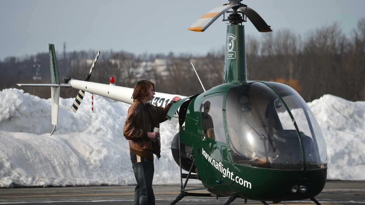 High school senior leaves graduation in helicopter