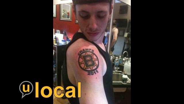Boston Bruins fans show off their tattoos Boston Bruins fans show off their tattoos
