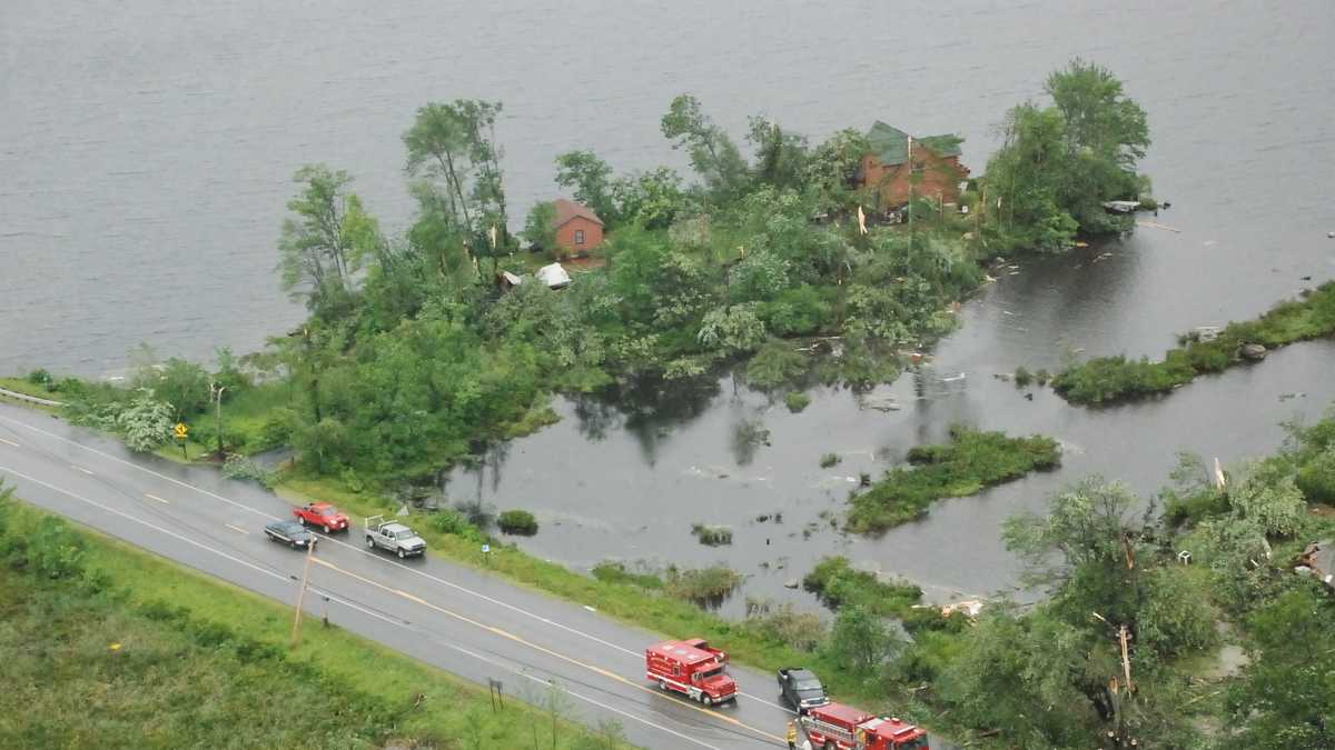 5 years later: Aerials taken after 2008 tornado hit NH