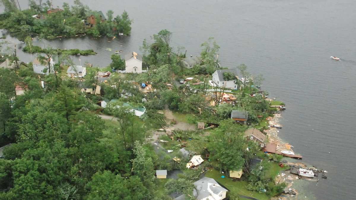 5 years later: Aerials taken after 2008 tornado hit NH