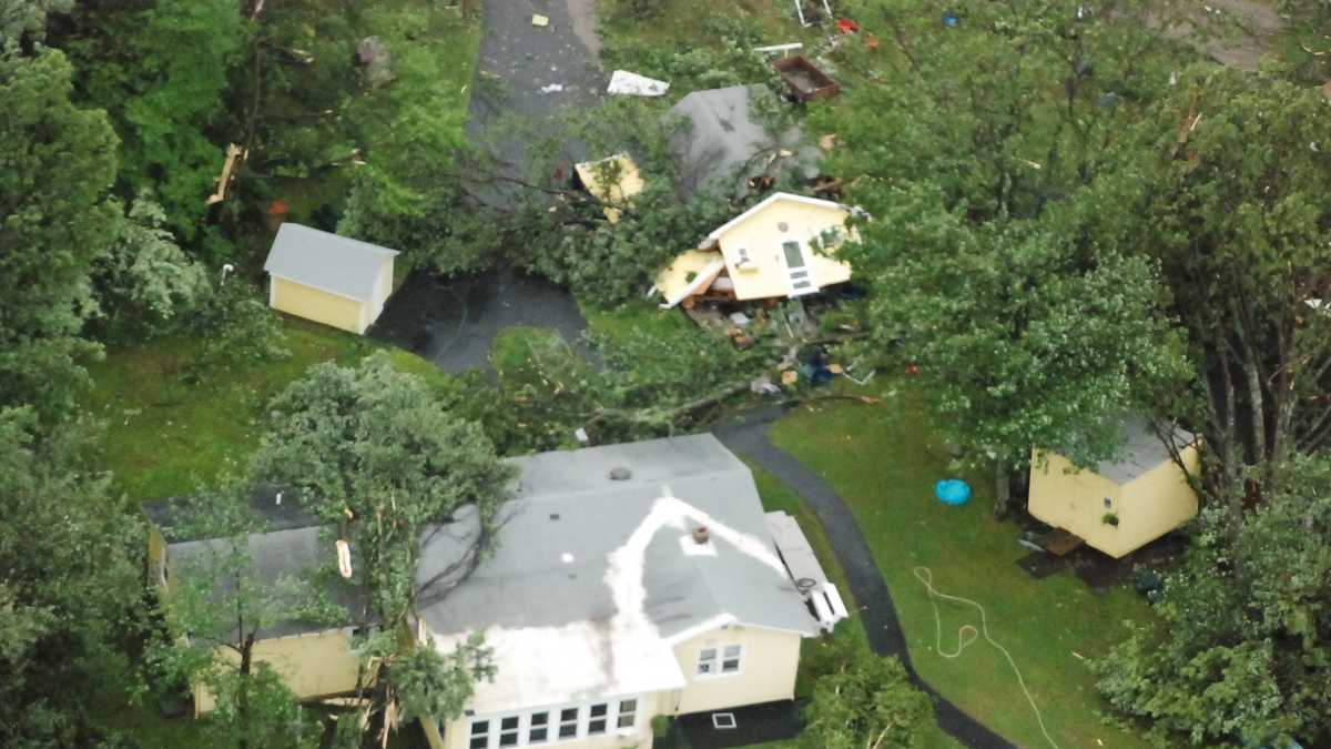 5 years later: Aerials taken after 2008 tornado hit NH