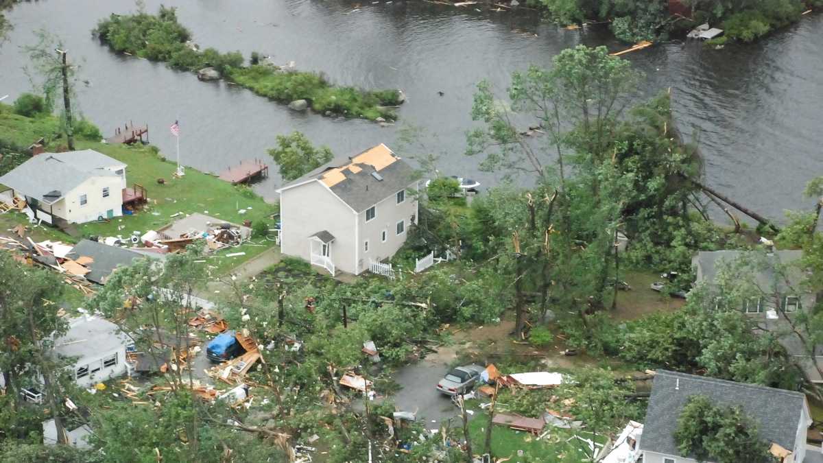 5 years later: Aerials taken after 2008 tornado hit NH