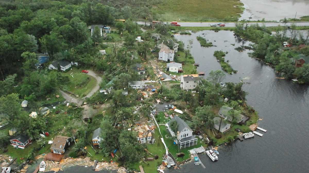 5 years later: Aerials taken after 2008 tornado hit NH