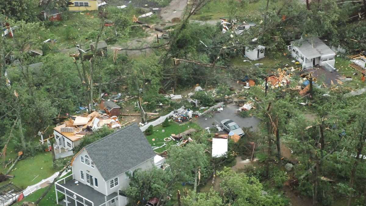 5 years later: Aerials taken after 2008 tornado hit NH