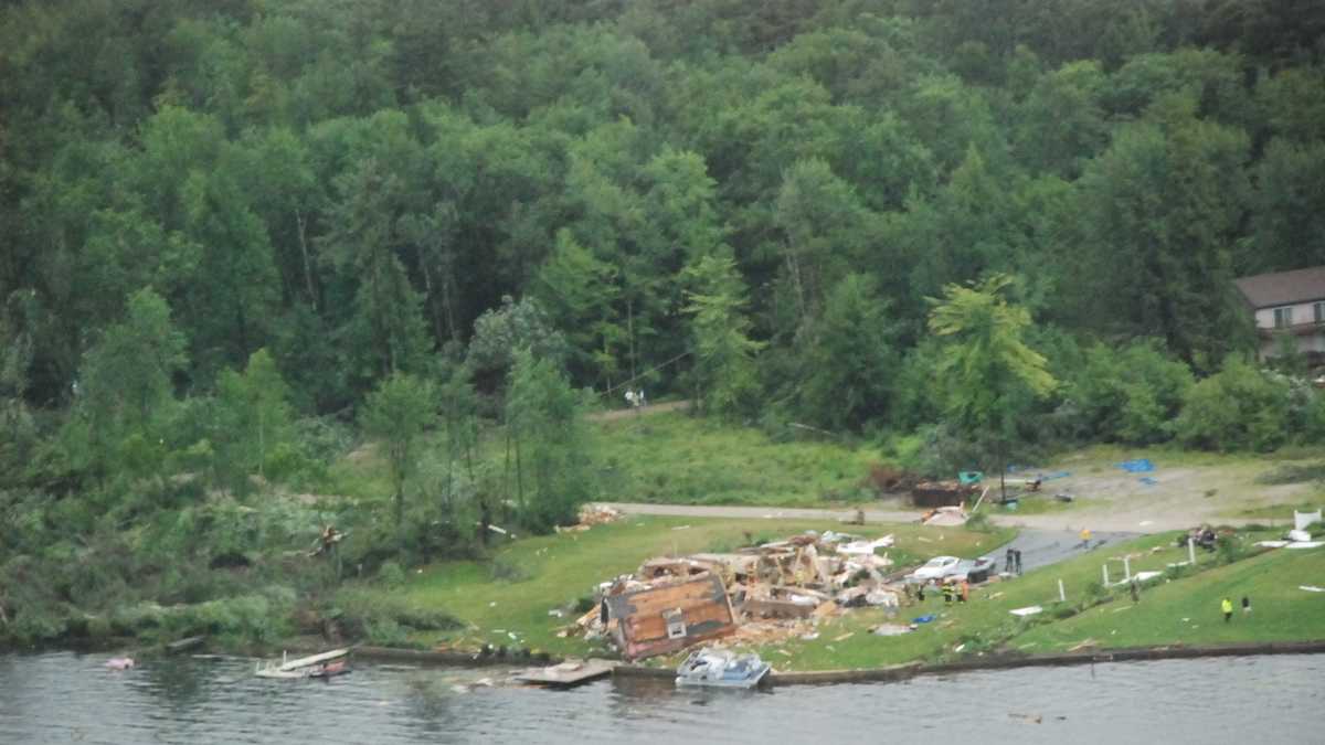 5 years later: Aerials taken after 2008 tornado hit NH
