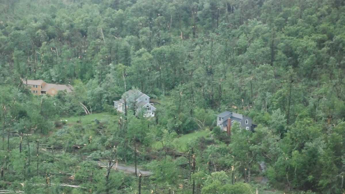 5 years later: Aerials taken after 2008 tornado hit NH