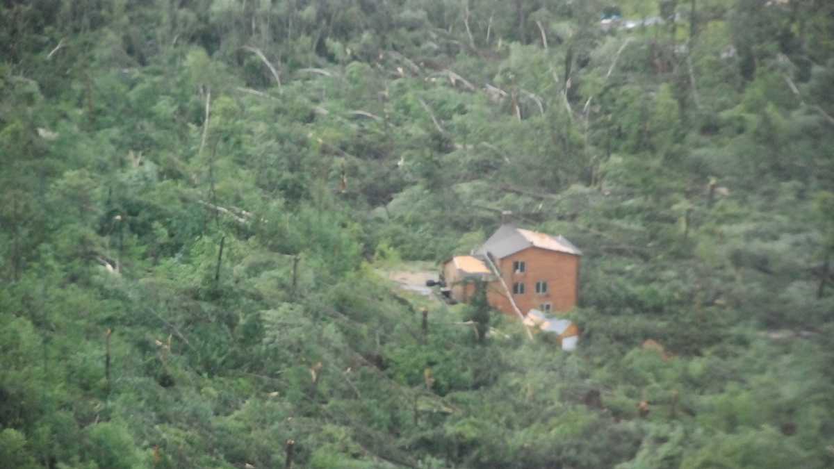 5 years later: Aerials taken after 2008 tornado hit NH