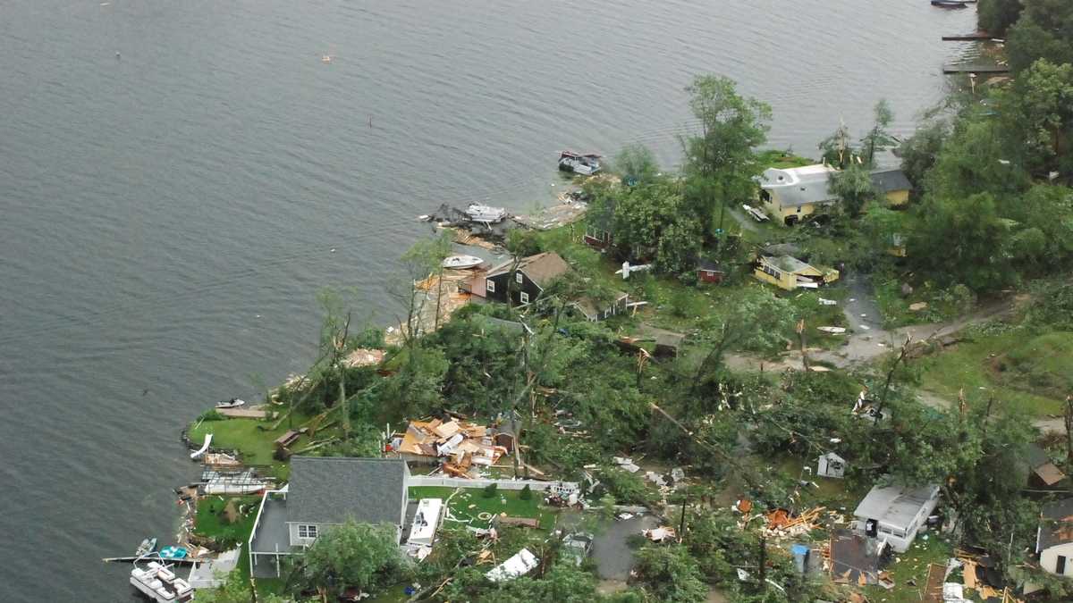 5 years later: Aerials taken after 2008 tornado hit NH